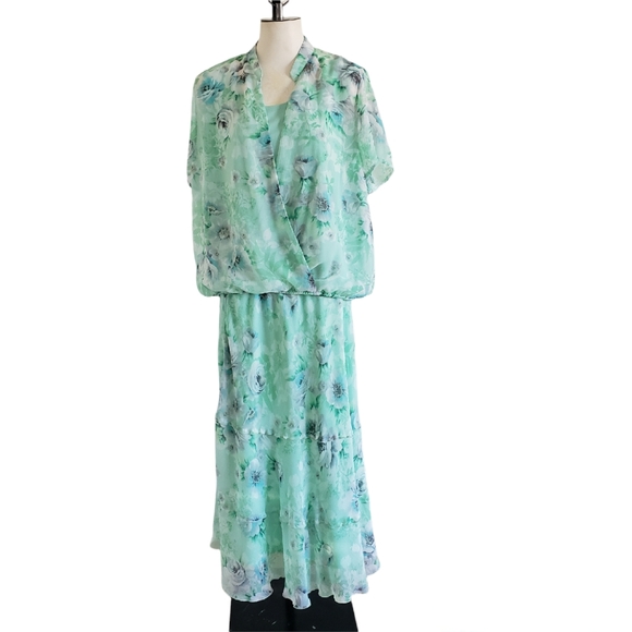 Alfred Dunner | Dresses | Alfred Dunner Two Piece Floral Print Set Size ...